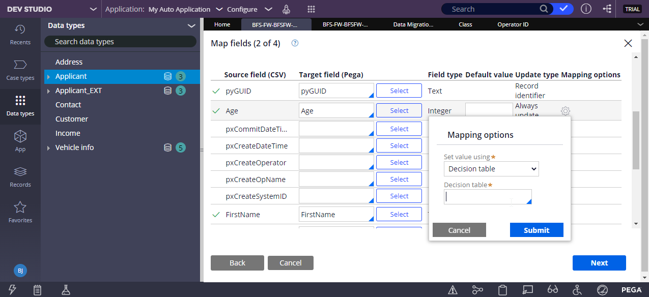 A short guide on importing data to a Data Type in Pega | Support Center